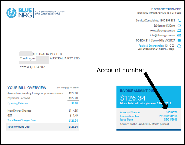 How To Register & Use ‘My Account’ – Blue NRG Business Electricity